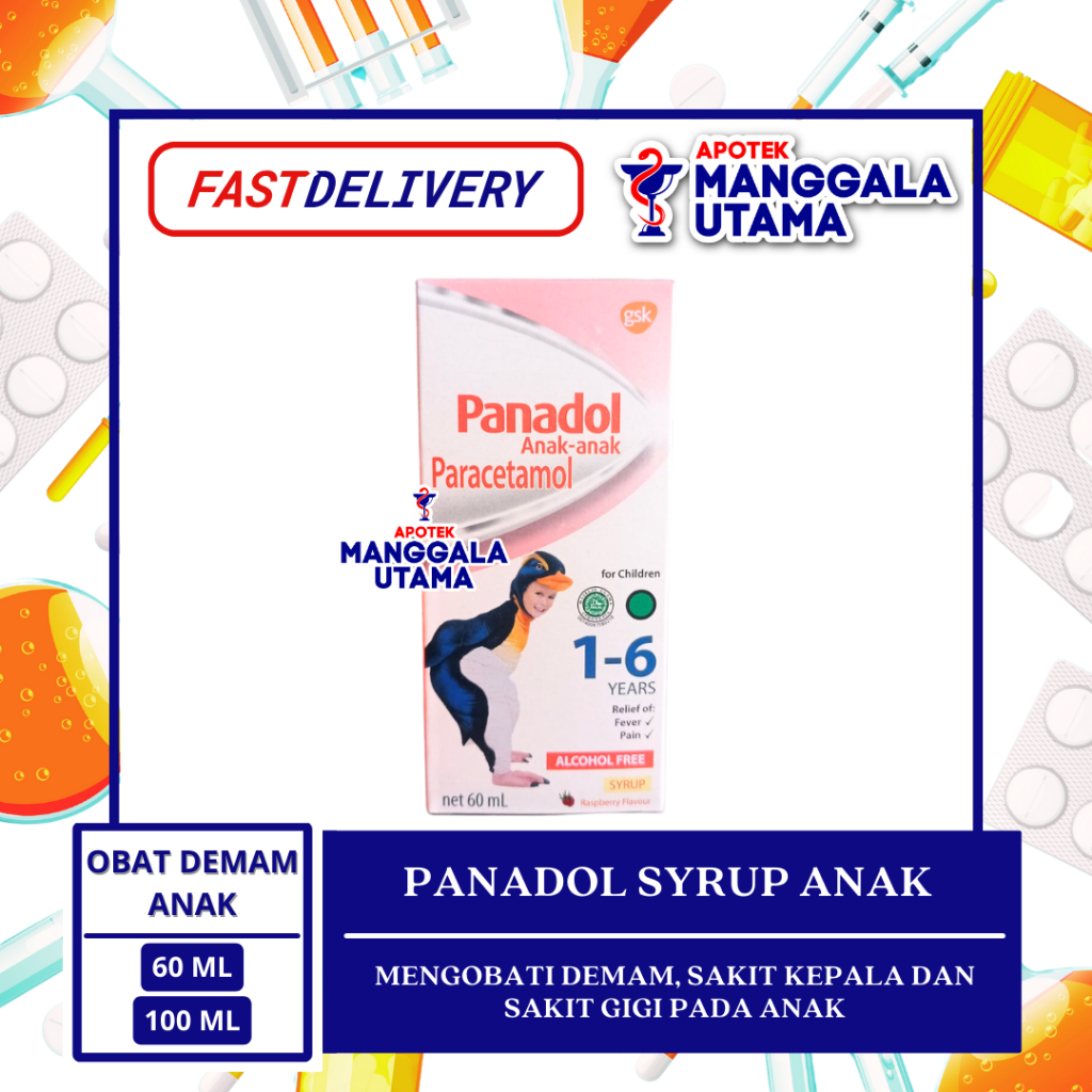 Jual PANADOL SYRUP DEMAM ANAK | Shopee Indonesia