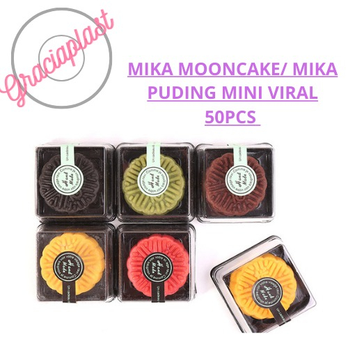 Jual MIKA MOONCAKE/ MIKA PUDING KOTAK/ MIKA MOCHI KOTAK/ MIKA MOCHI KOTAK SATUAN MURAH ISI 50PCS ...