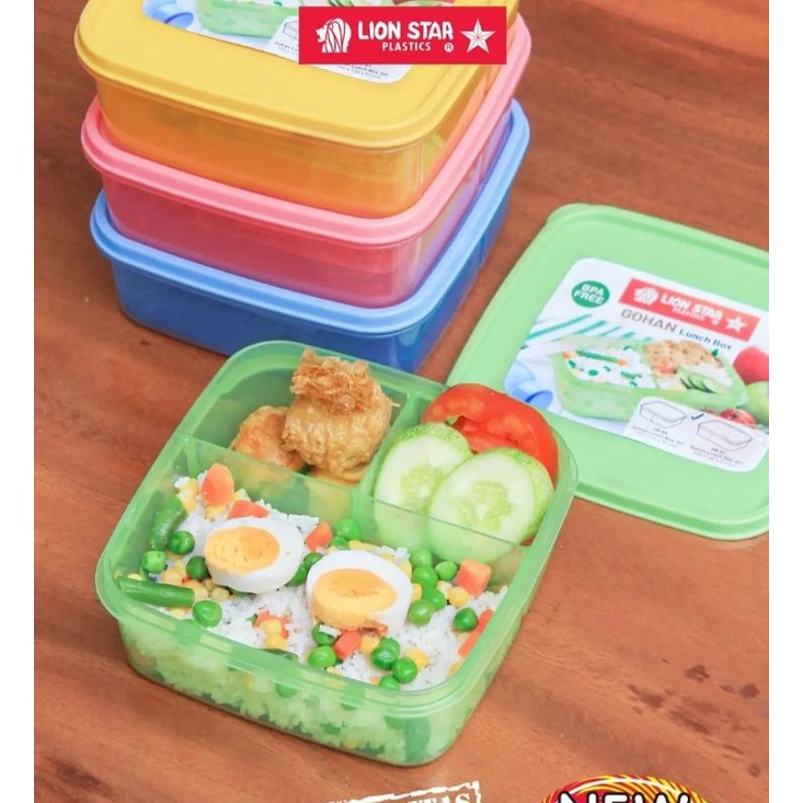 Jual Lion Star Gohan Lunch Box 101 Kotak Bekal Makanan Rantang Anak ...