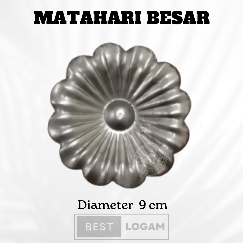 Jual Bunga matahari besar besi plat aksesoris dan ornamen pagar tralis ...