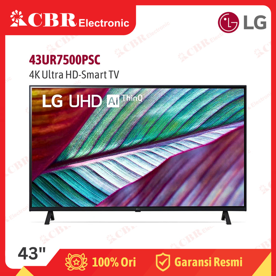 Jual TV LG 43 Inch LED TV 43UR7500PSC (4K UHD - Smart TV) | Shopee ...