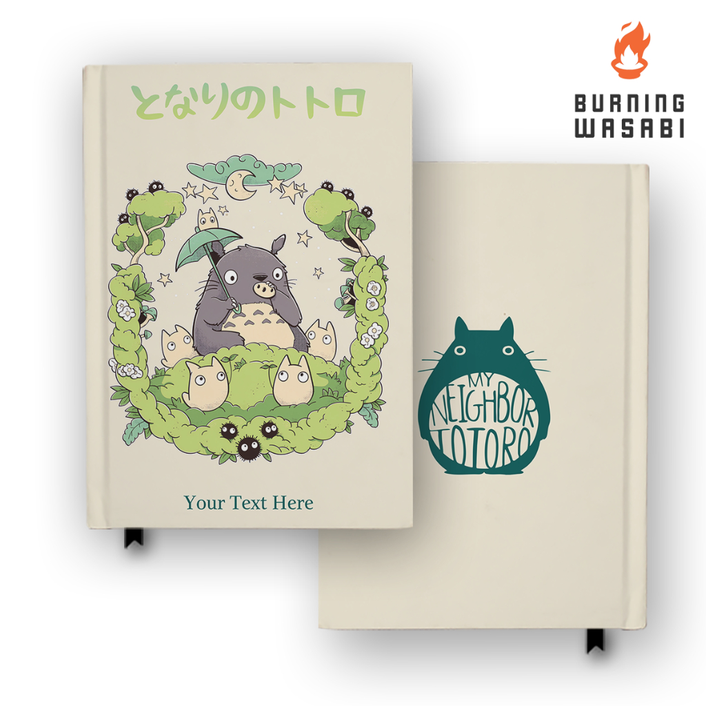 Jual Notebook Buku Totoro 4 Studio Ghibli Hardcover Agenda Custom Nama ...