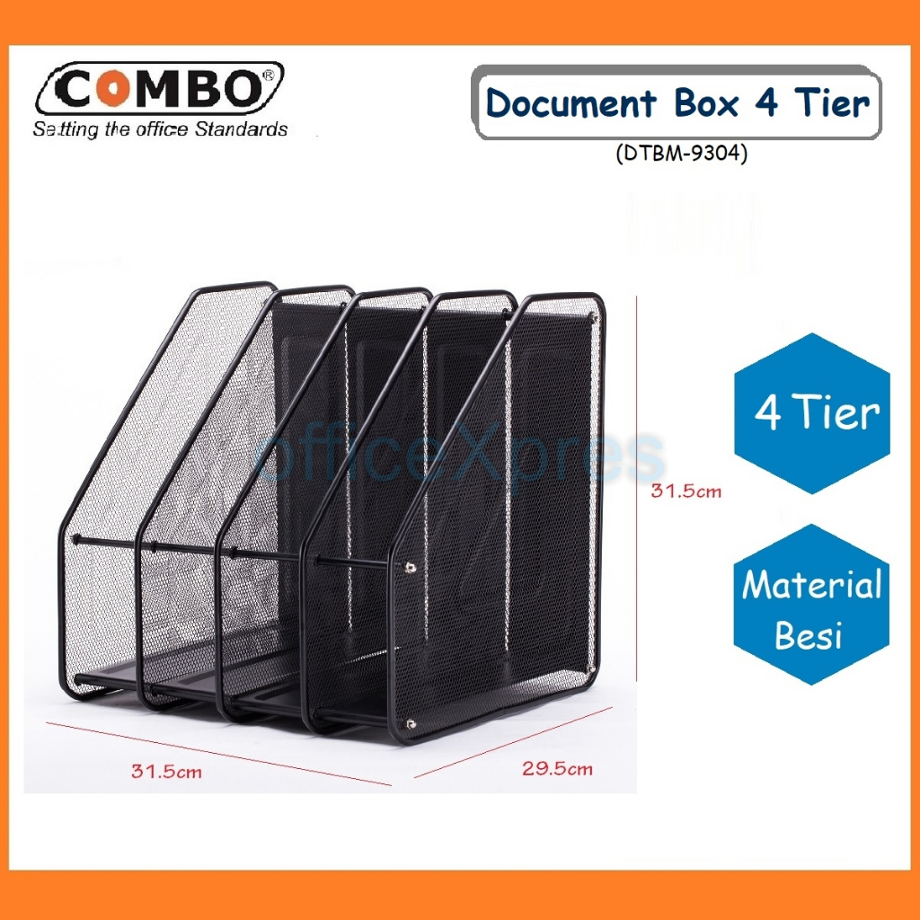 Jual Rak Box File Kantor 4 Tier / Rak Dokumen layer / Document Rack ...