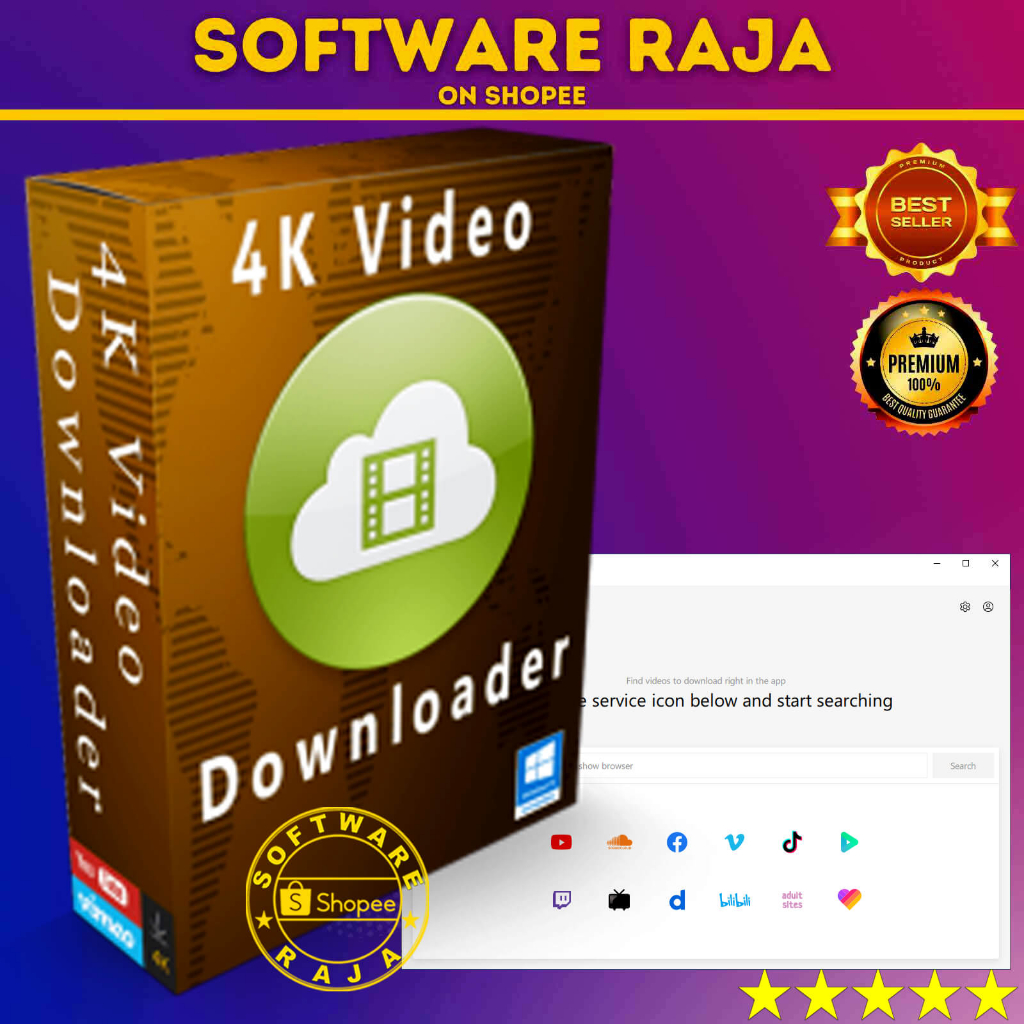 Jual 4K Video Downloader Pro Plus V 1.2.4 Full Version Lifetime ...