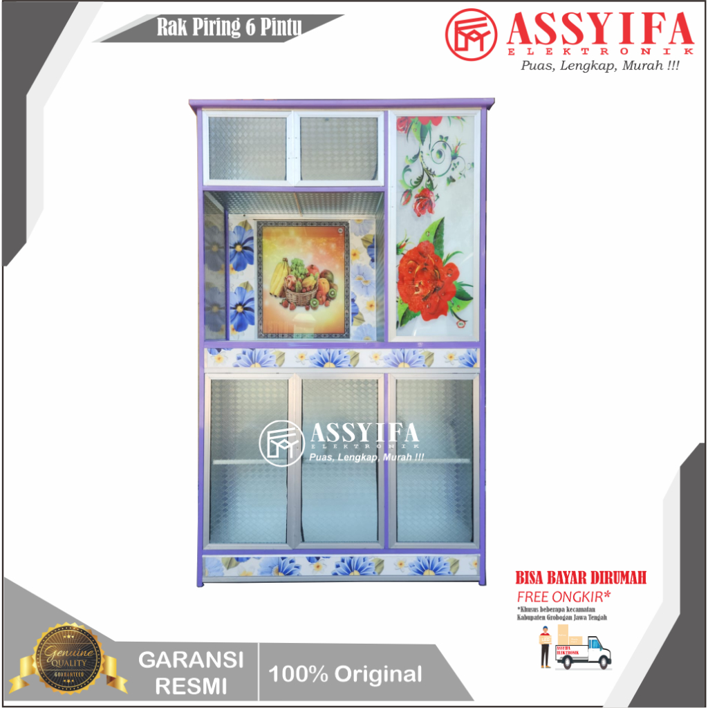 Jual Rak Piring Keramik 6 Pintu | Rak Piring Aluminium Keramik 6 Pintu ...