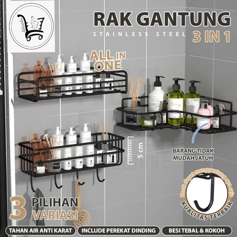 Jual RAK TOILET BESI DINDING KAMAR MANDI TEMPEL DINDING TOILET RAK ...