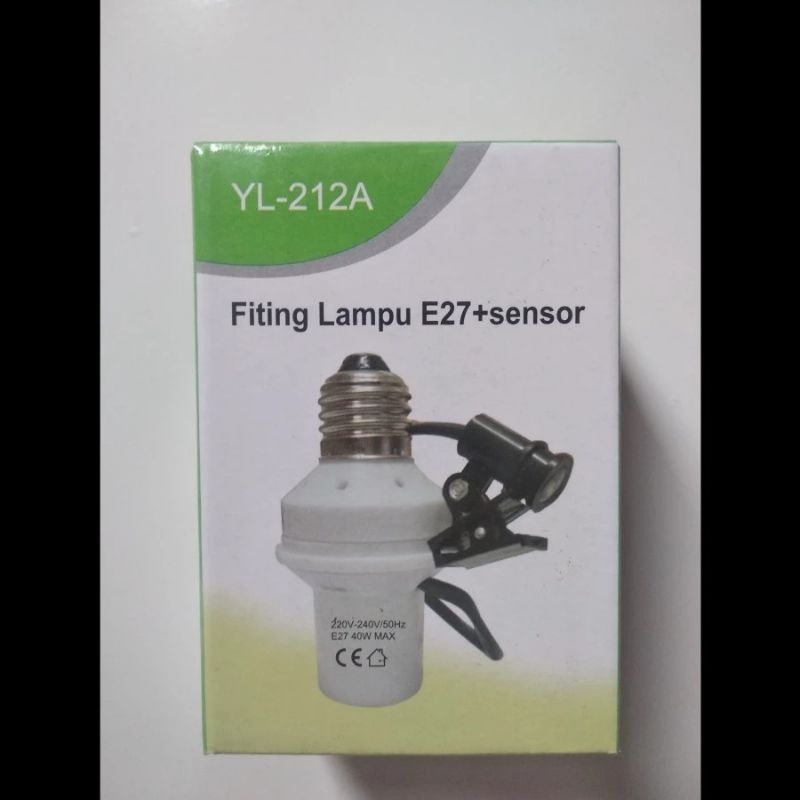 Jual FITTING LAMPU E27 + SENSOR CAHAYA / FITTING SENSOR / FITTING LAMPU ...