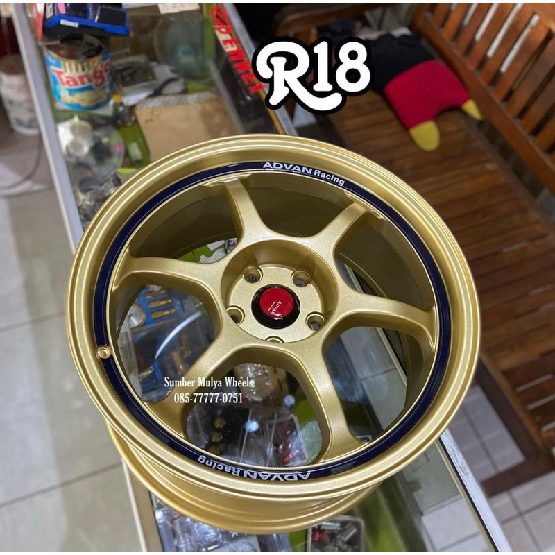 Jual (4pc Velg R18 Advan RG1. Sumber Mulya Wheels. toko velg Semarang ...