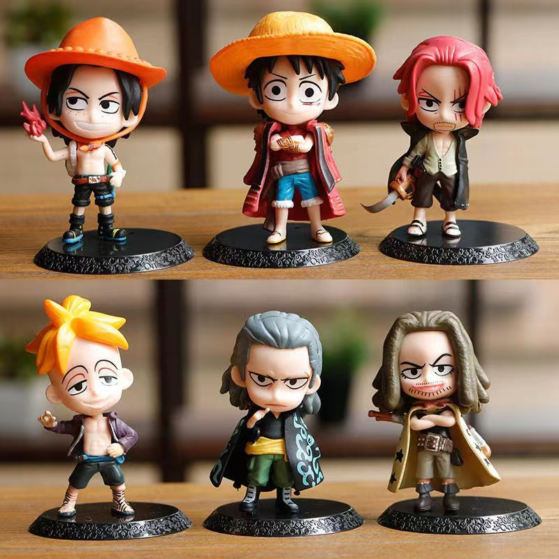 Jual ACTION FIGURE ONEPIECE AKAGAMI SHANKS BEN YASOPP MARCO ACE MONKEY ...