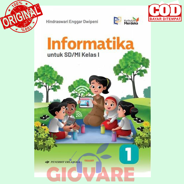 Jual BUKU INFORMATIKA KELAS 1 ERLANGGA KURIKULUM MERDEKA | INFORMATIKA SD/MI KLS.1/KM ORIGINAL ...