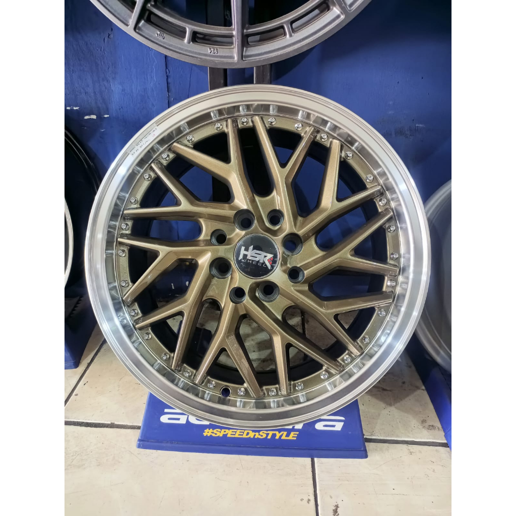Jual jual velg hsr model sepulu r16 h8 warna bronze murah original ...