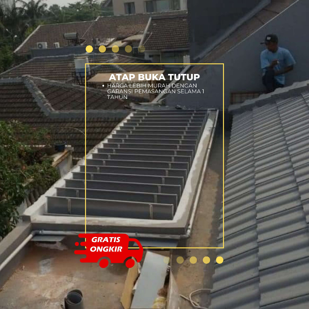 Jual Roovree Atap buka tutup Manual Otomatis | Shopee Indonesia