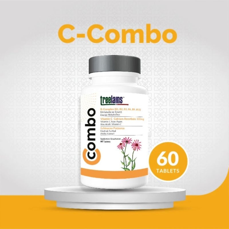 Jual C Combo 300 with Echinacea treelains, Vitamin C + B Complex, 60 ...