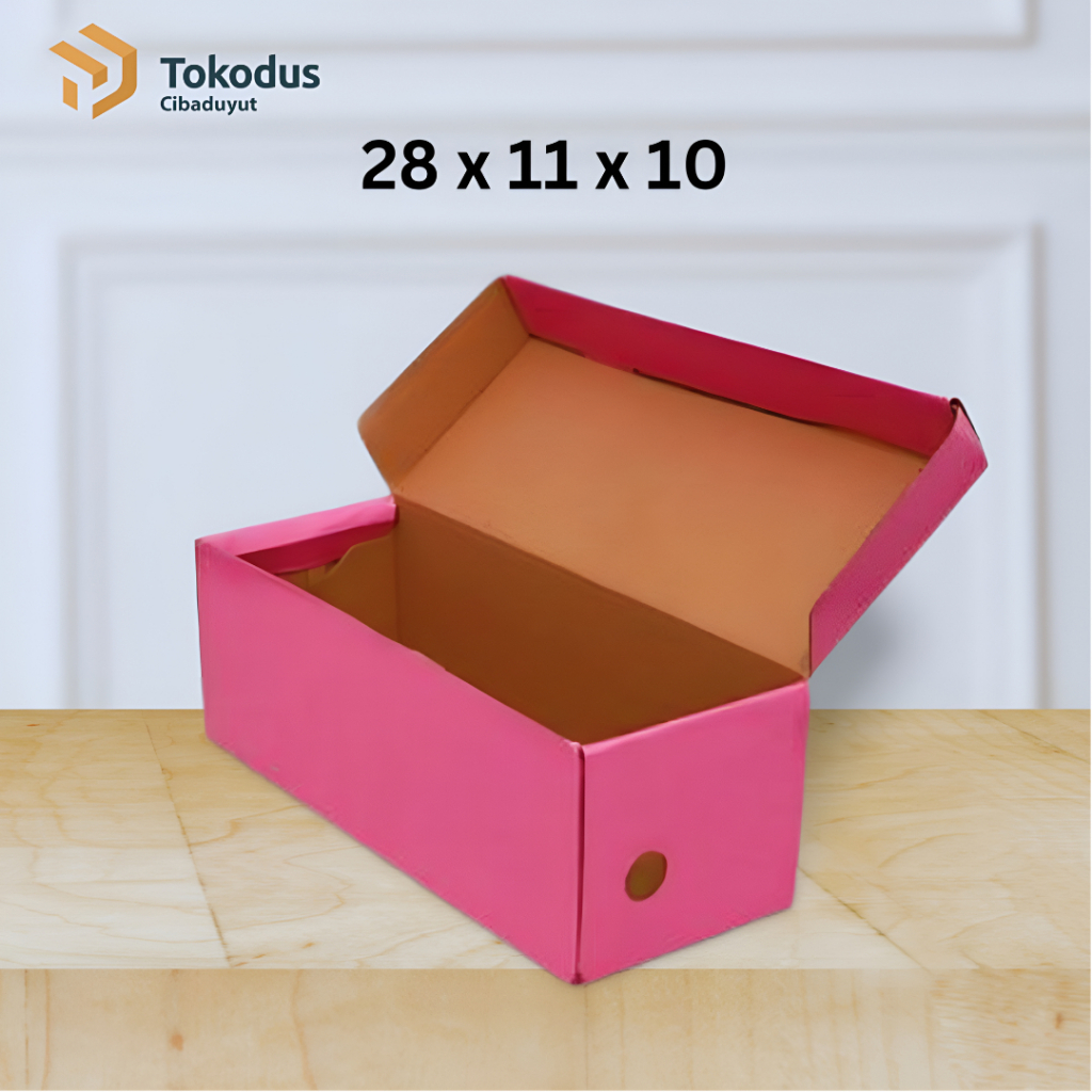 Jual Kardus Box Seaptu Polos Pink | Kotak Sepatu Polos Pink | Dus ...