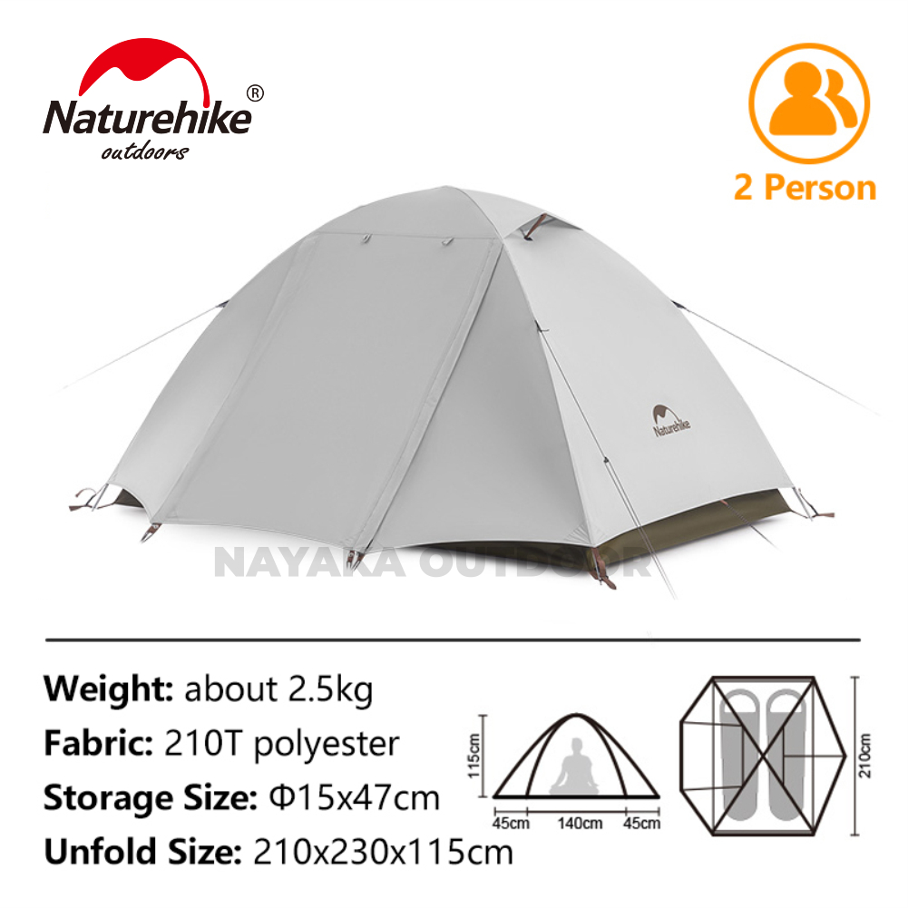 Jual Tenda Camping Naturehike Cloud Creek 2P CNK2300ZP024 Tenda ...