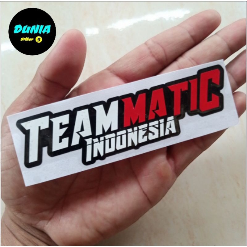 Jual STIKER TEAM MATIC INDONESIA | Shopee Indonesia