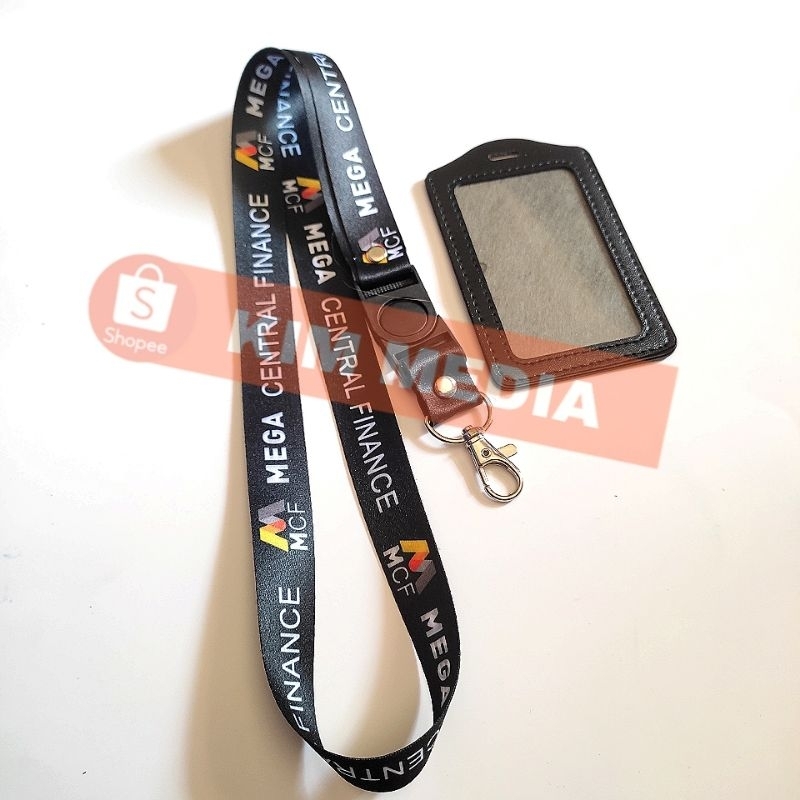 Jual lanyard MEGA FINANCE LANYARD Mega central finance | Tali id card ...