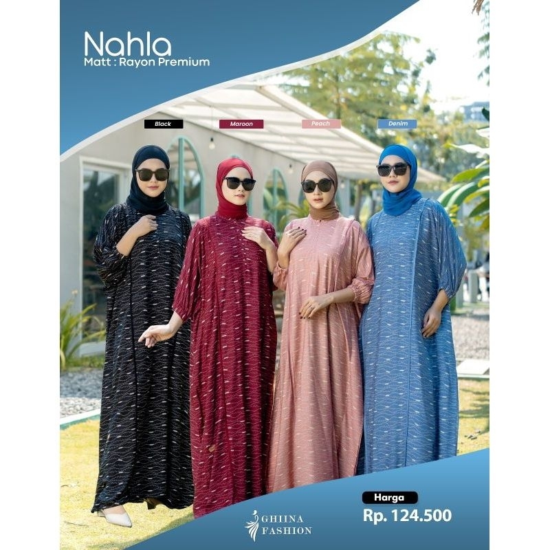 Jual Gamis Model Kaftan Nahla by Ghiina* | Shopee Indonesia