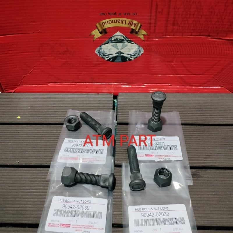 Jual BAUT RODA TOYOTA KIJANG INNOVA HILUX FORTUNER 5, 5 CM | Shopee ...