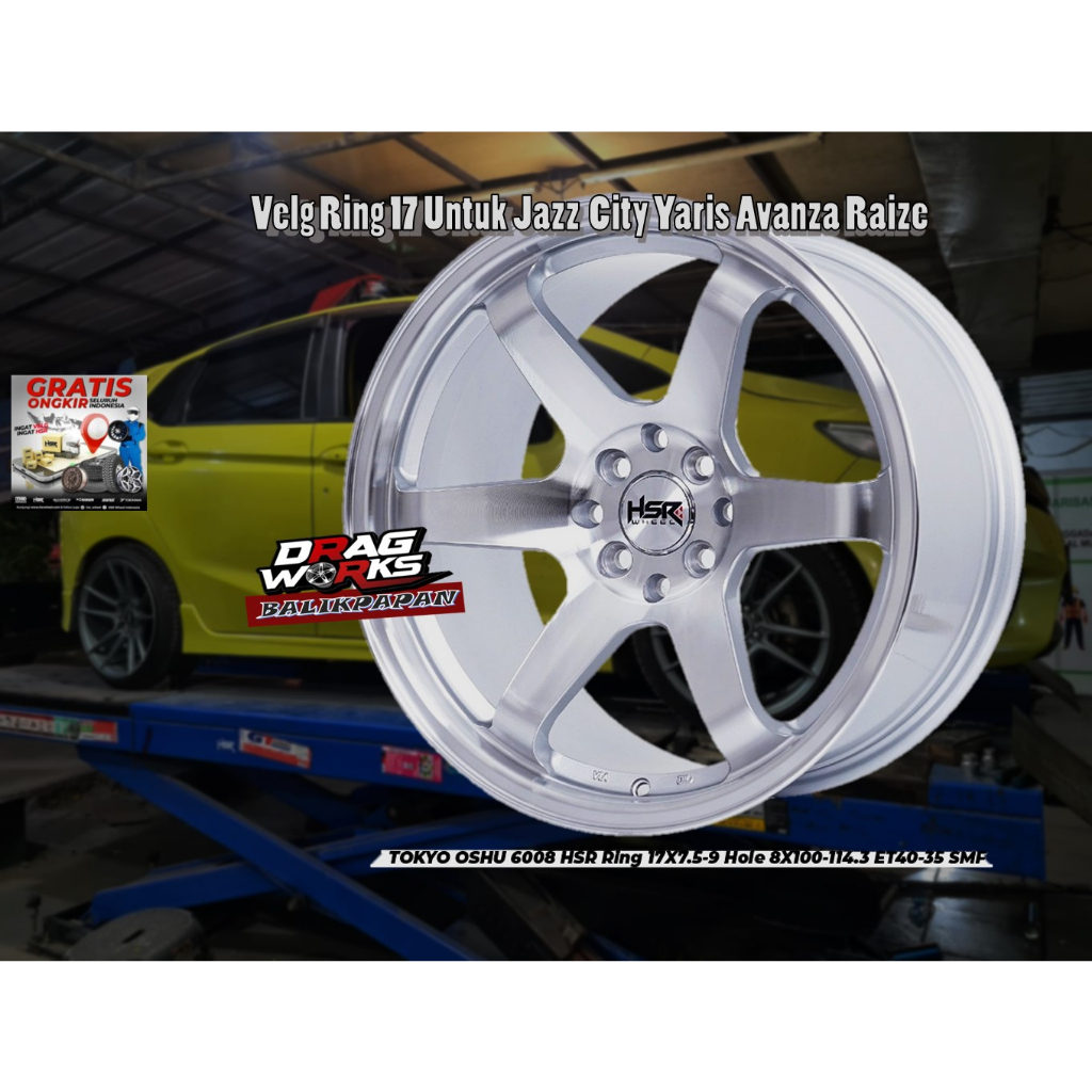Jual Velg Mobil Celong TE37 Ring 17 Pelek HSR Tokyo Oshu R17 Lebar Depan 7.5 / Belakang 9 Lubang ...