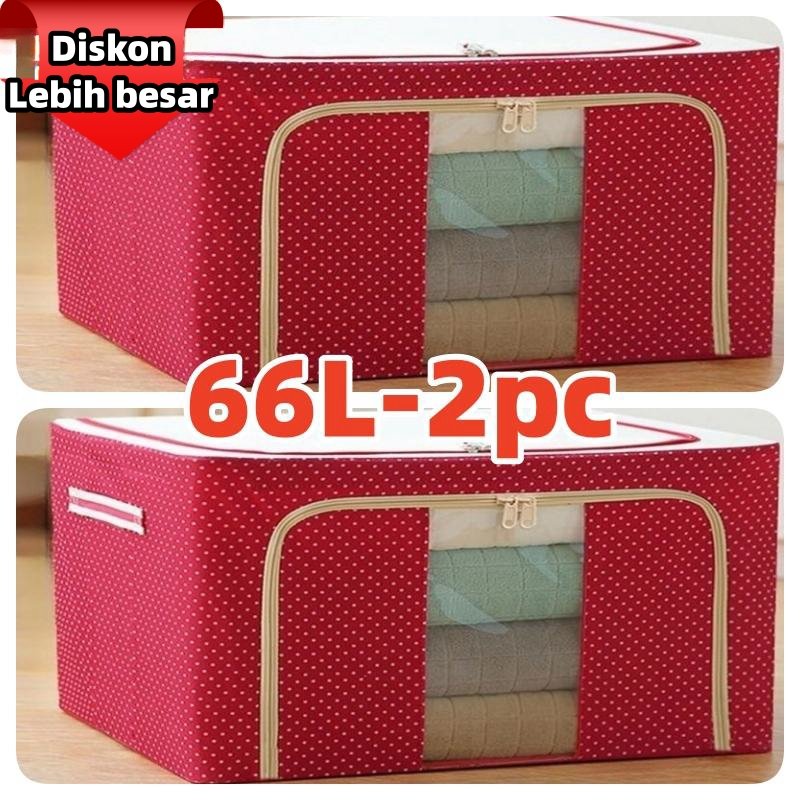 Jual 66L-100L-150L Kotak penyimpanan oxford storage box Pakaian ...
