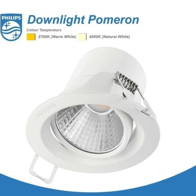 Jual Lampu Spotlight PHILIPS Recessed Spot LED 59776 Pomeron 7W ...