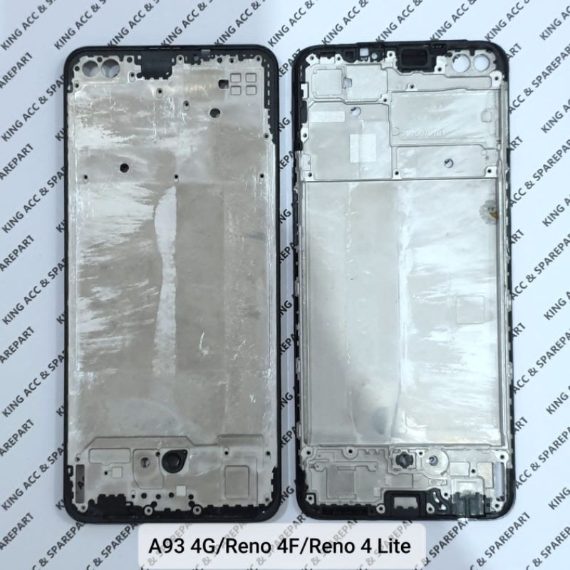 Jual FRAME DUDUKAN LCD TULANG TENGAH OPPO A93 4G RENO 4F RENO 4 LITE ...