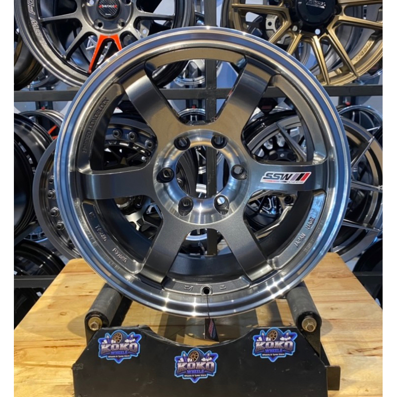 Jual Velg Mobil SSW S202 TE37 Progressive R18 untuk Fortuner Pajerosport Hilux Triton | Shopee ...