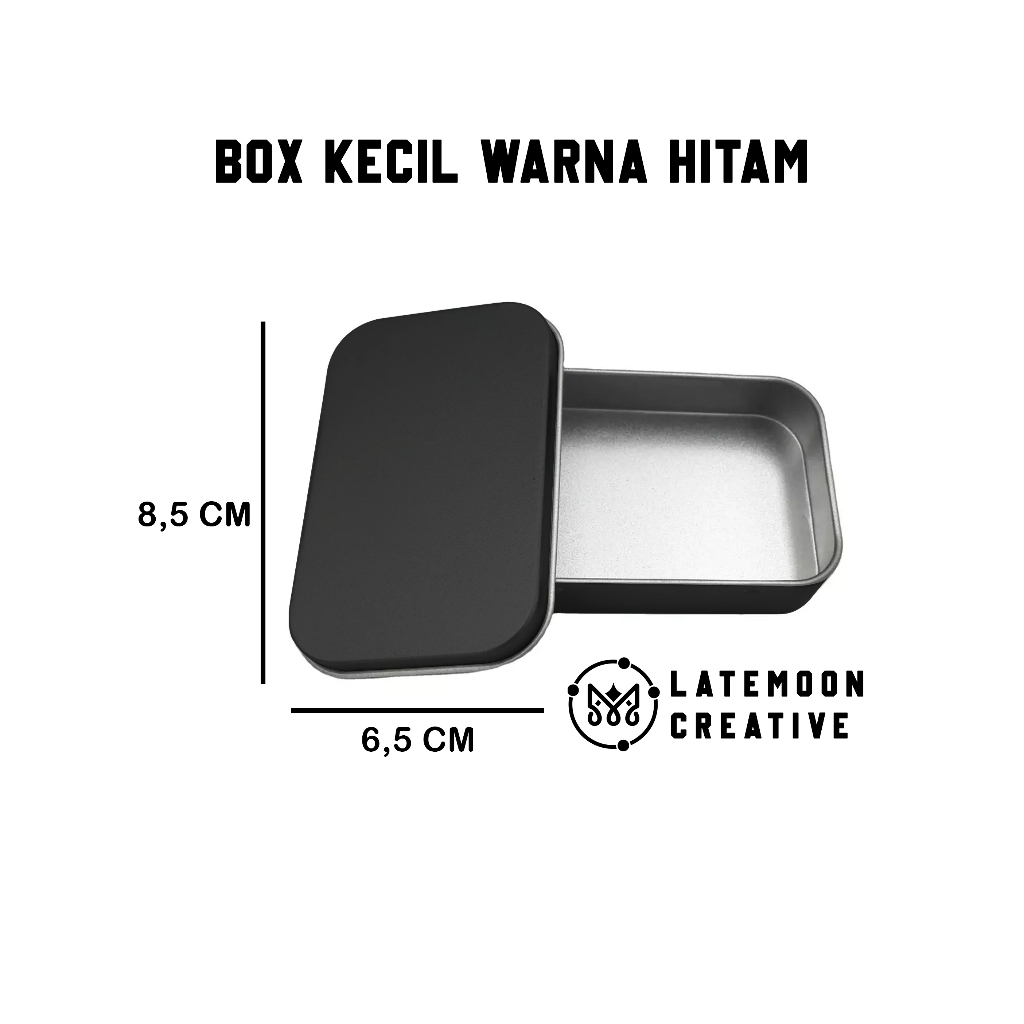 Jual BOX HITAM UKURAN 8,5 X 6 CM ( BISA COD ) | Shopee Indonesia