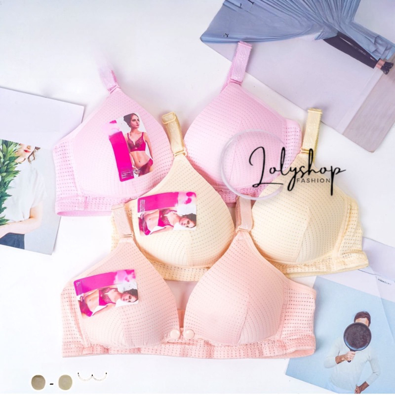 Jual LOLY - Bra Bh Menyusui Tanpa Kawat / Bh iBusui Maternity Bra ...