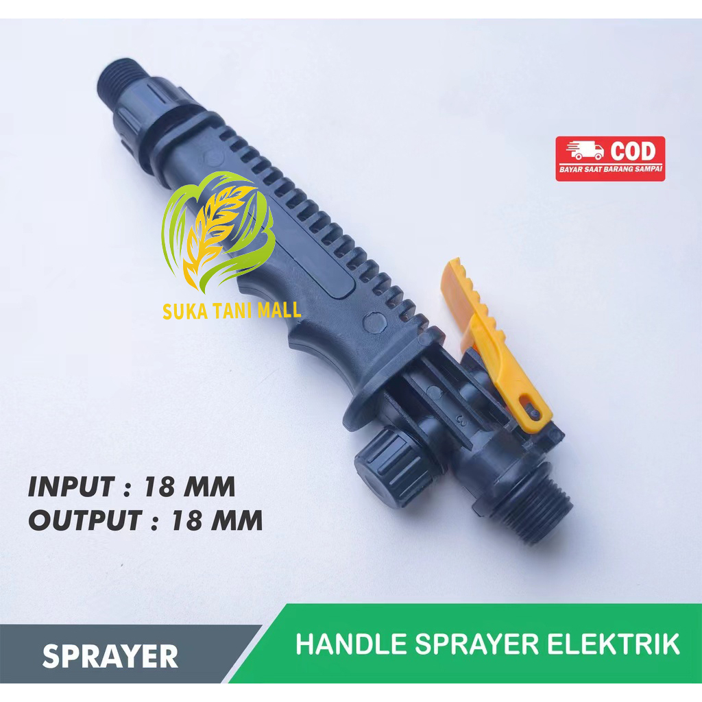 Jual Handle / Kran / Keran Sprayer Elektrik / knapsak KUNING | Shopee ...