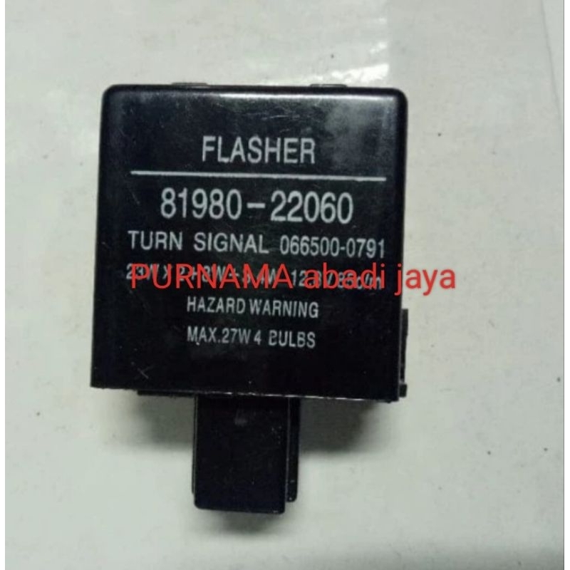 Jual FLASHER TOYOTA KIJANG SUPER 81980-22060 | Shopee Indonesia
