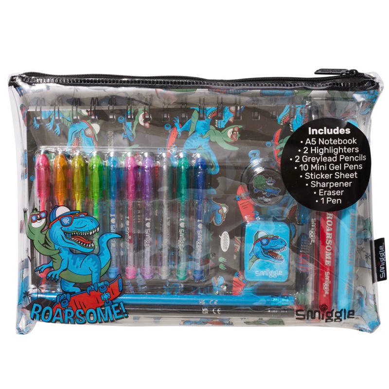Jual Smiggle Icons Essentials A5 Stationery Gift Pack DINO Original ...