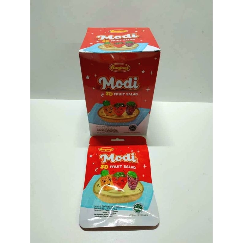 Jual Permen Cemilan Snack Modi 3D Fruit Salad Buah Mainan Anak Murah ...