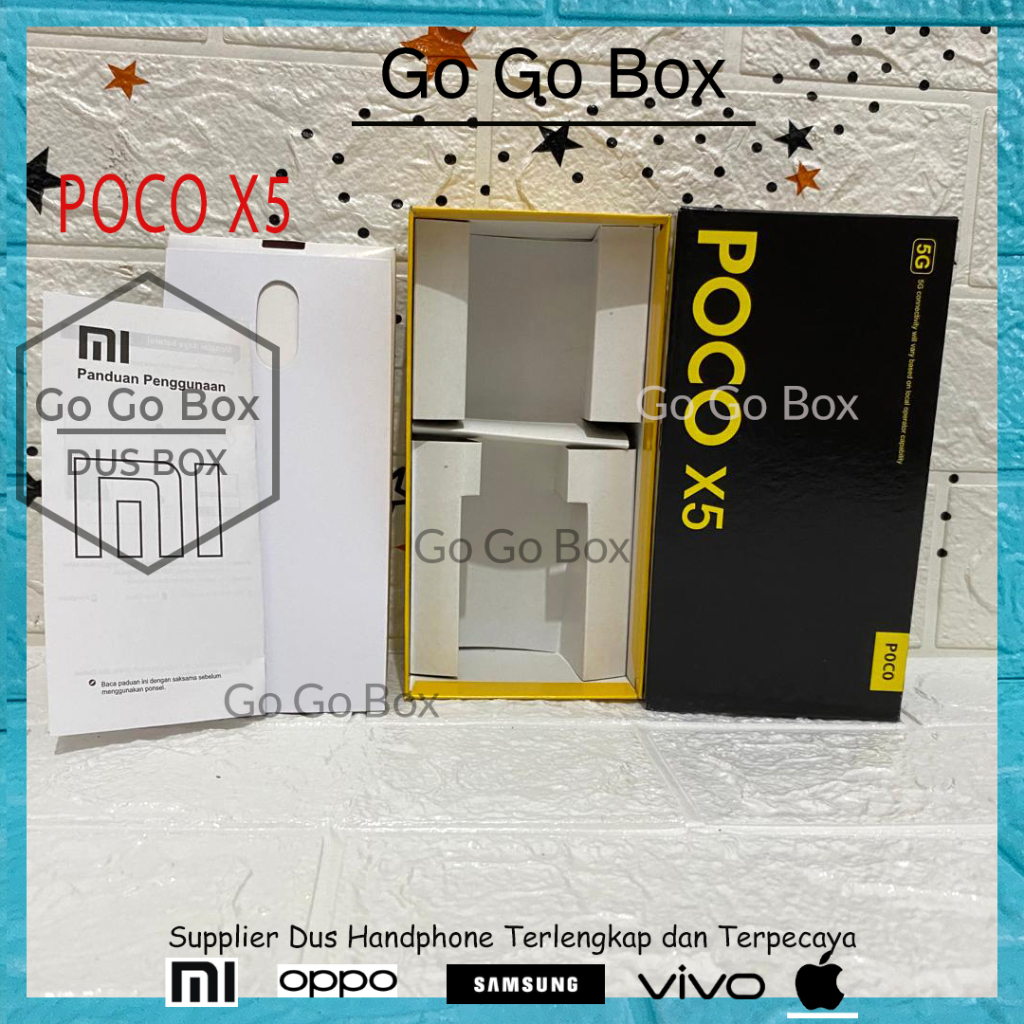 Jual DUS DUSBOX POCO X5 -GRATIS STICKER- DAN FULLSET(CHARGER + KABEL ...