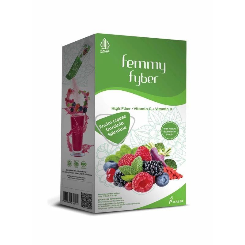Jual Femmy Fyber Femmy Fiber Hight Fiber Vitamin C Vitamin D Femmy Skin ...