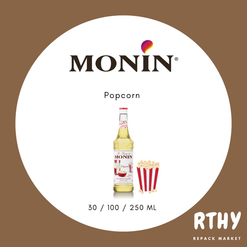 Jual Monin Popcorn Syrup Repack [30, 100, 250] ml - RTHY | Shopee Indonesia