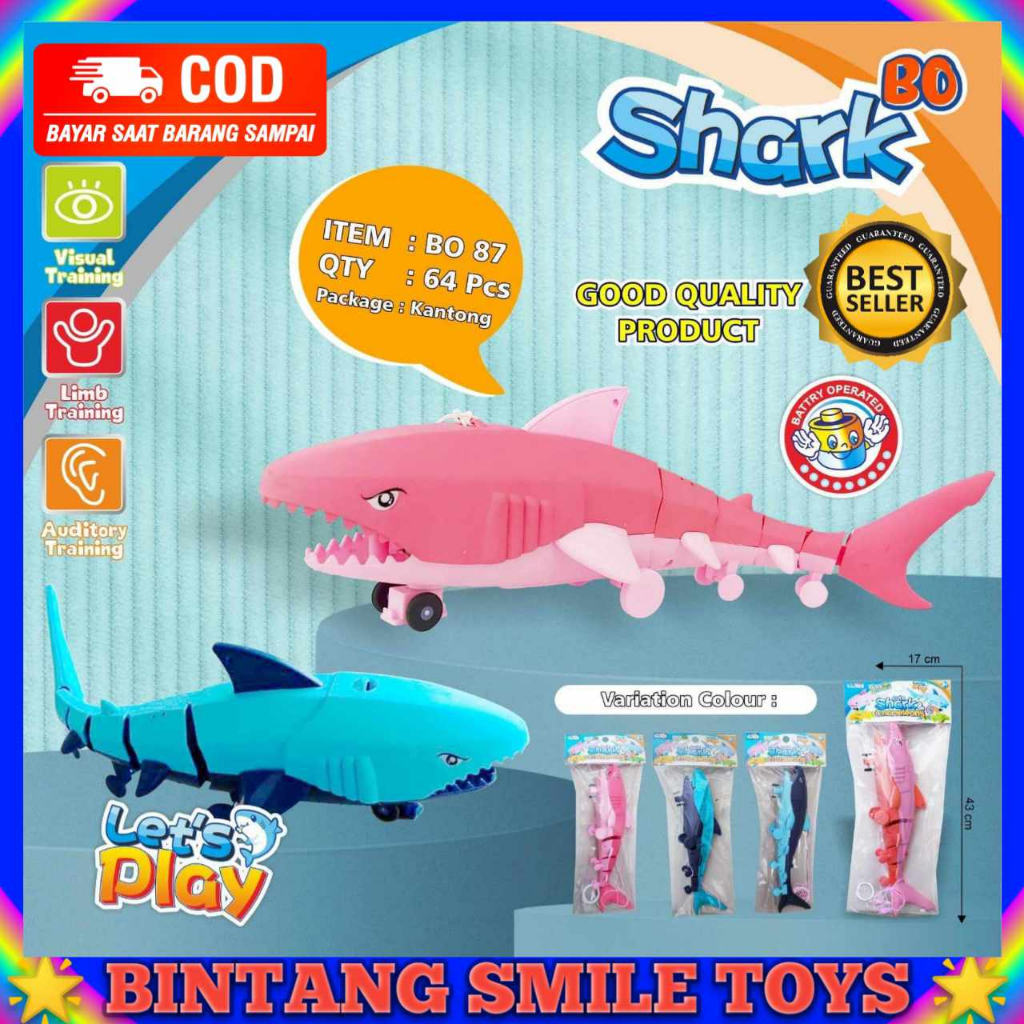 Jual MAINAN ANAK IKAN BABY SHARK BERJALAN / MAINAN ANAK IKAN HIU SHARK ...