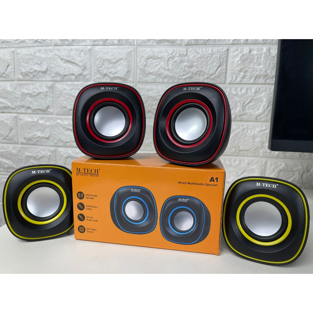 Jual Speaker M-Tech Original Multimedia PC Komputer Laptop A1 | Shopee ...