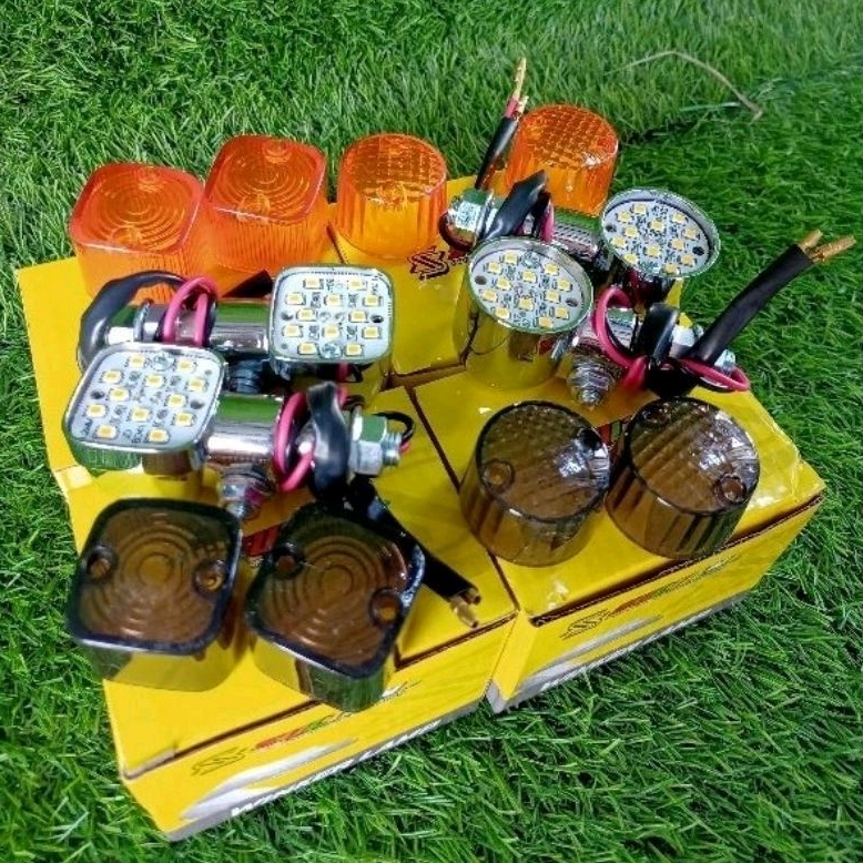 Jual Sein Palu Led CB GL Kotak Bulat Sultan Part Double Mika | Shopee Indonesia