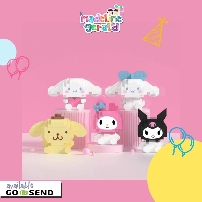 Jual MAINAN BALOK BRICKS SANRIO BLOCK | Shopee Indonesia