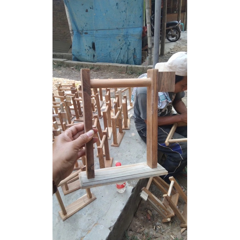 Jual stand menu kayu jati size A5 | Shopee Indonesia
