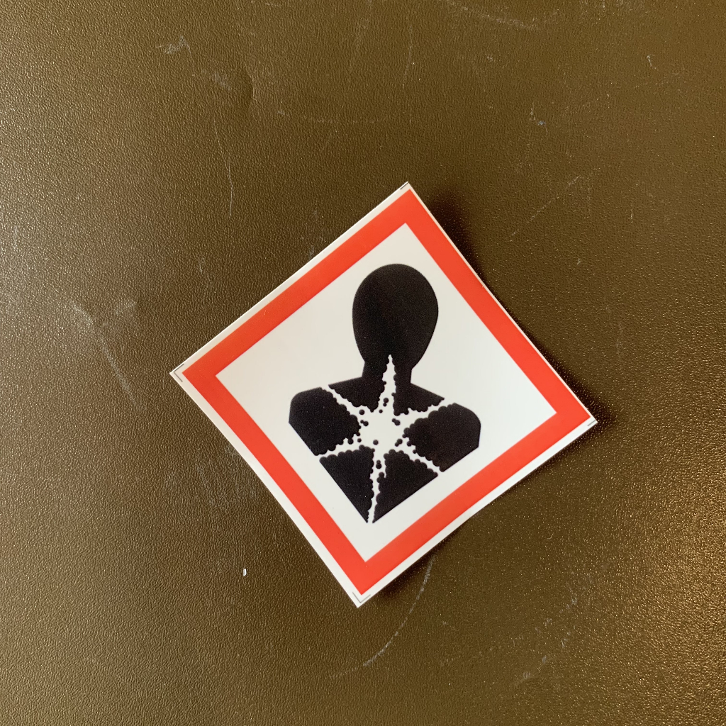 Jual Stiker Hazard | Stiker Simbol Limbah B3 | Sticker Symbol Hazard ...