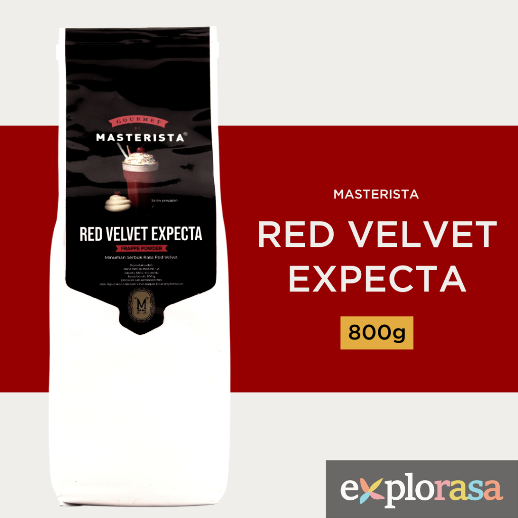 Jual Bubuk Minuman Masterista - Red Velvet Expecta 800gr | Shopee Indonesia