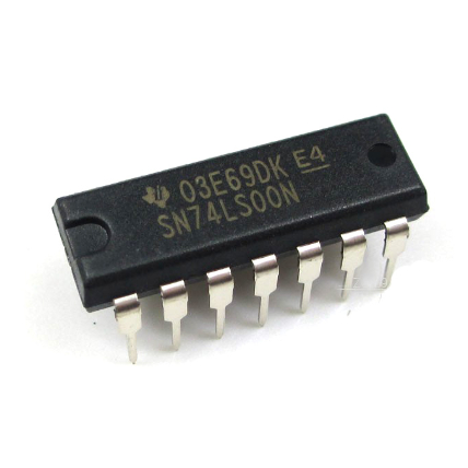 Jual IC TTL 7400 DIP14 Gerbang logika NAND 74LS00N | Shopee Indonesia