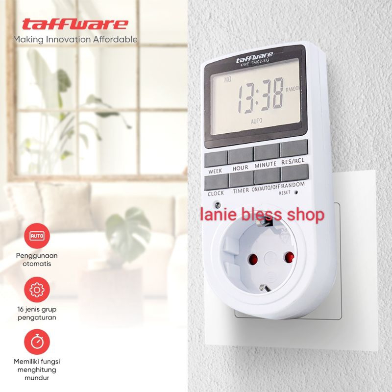 Jual Timer listrik digital stop kontak otomatis switch steker ...
