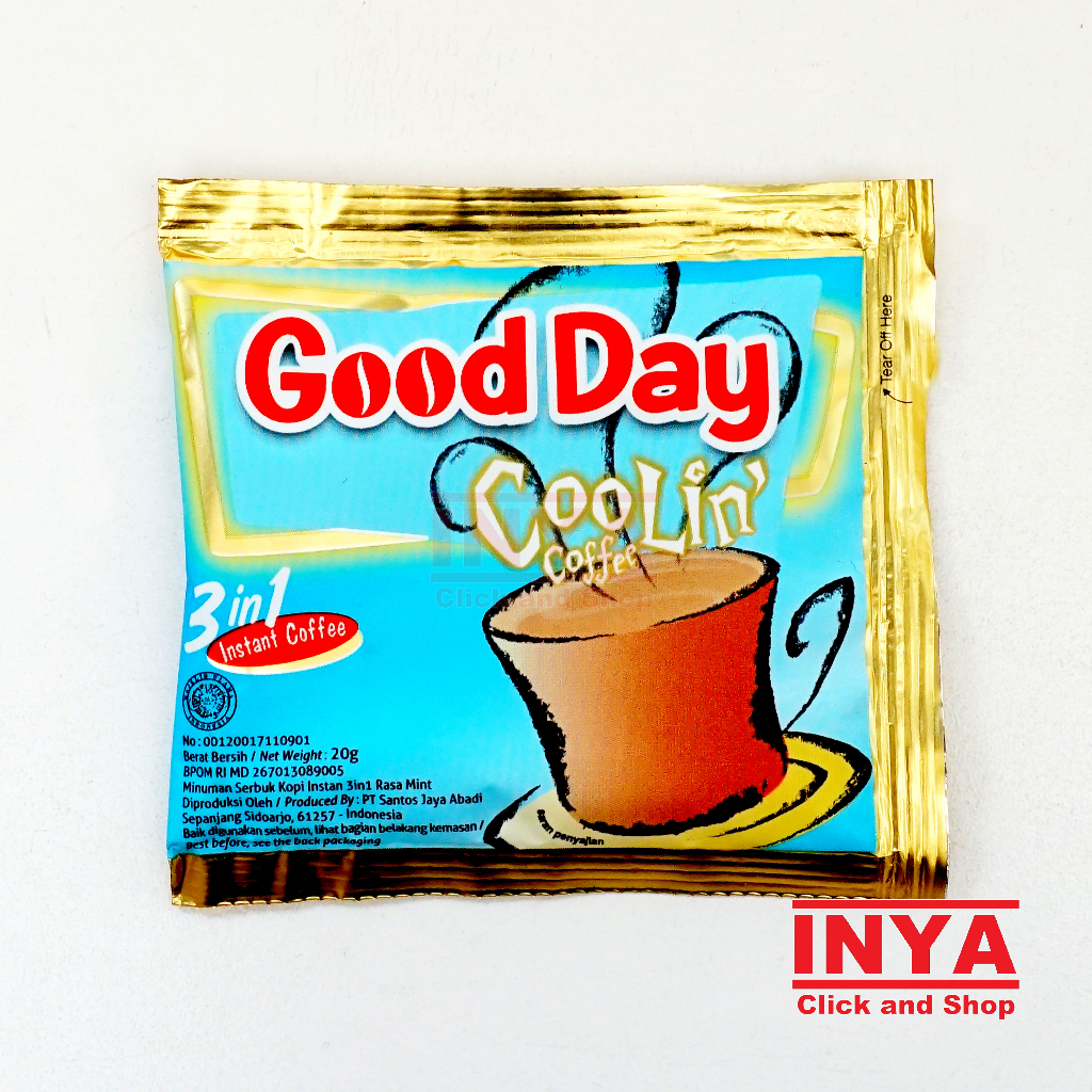 Jual Good Day Coolin 3in1 Instant Coffee 20gr Sachet - Kopi Instan ...