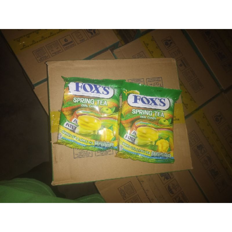 Jual PERMEN FOX'S SPRING TEA 90. gr satu karton | Shopee Indonesia
