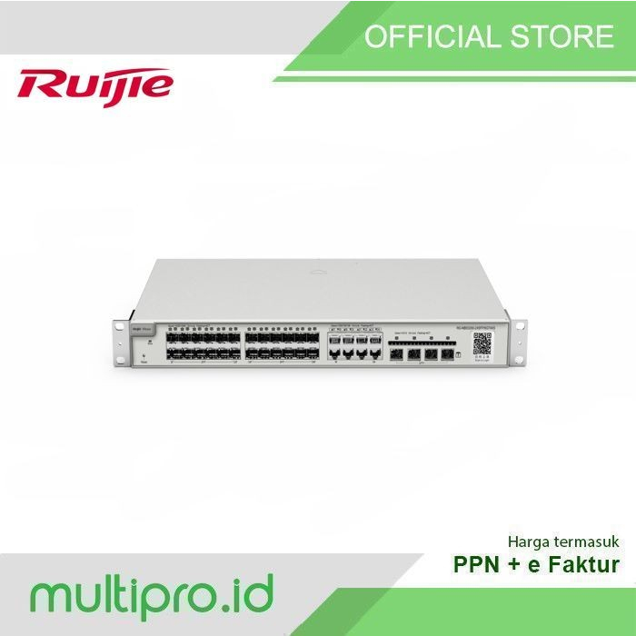 Jual Ruijie RG-NBS3200-24SFP/8GT4XS 24-Port SFP L2 Managed 10G Switch ...