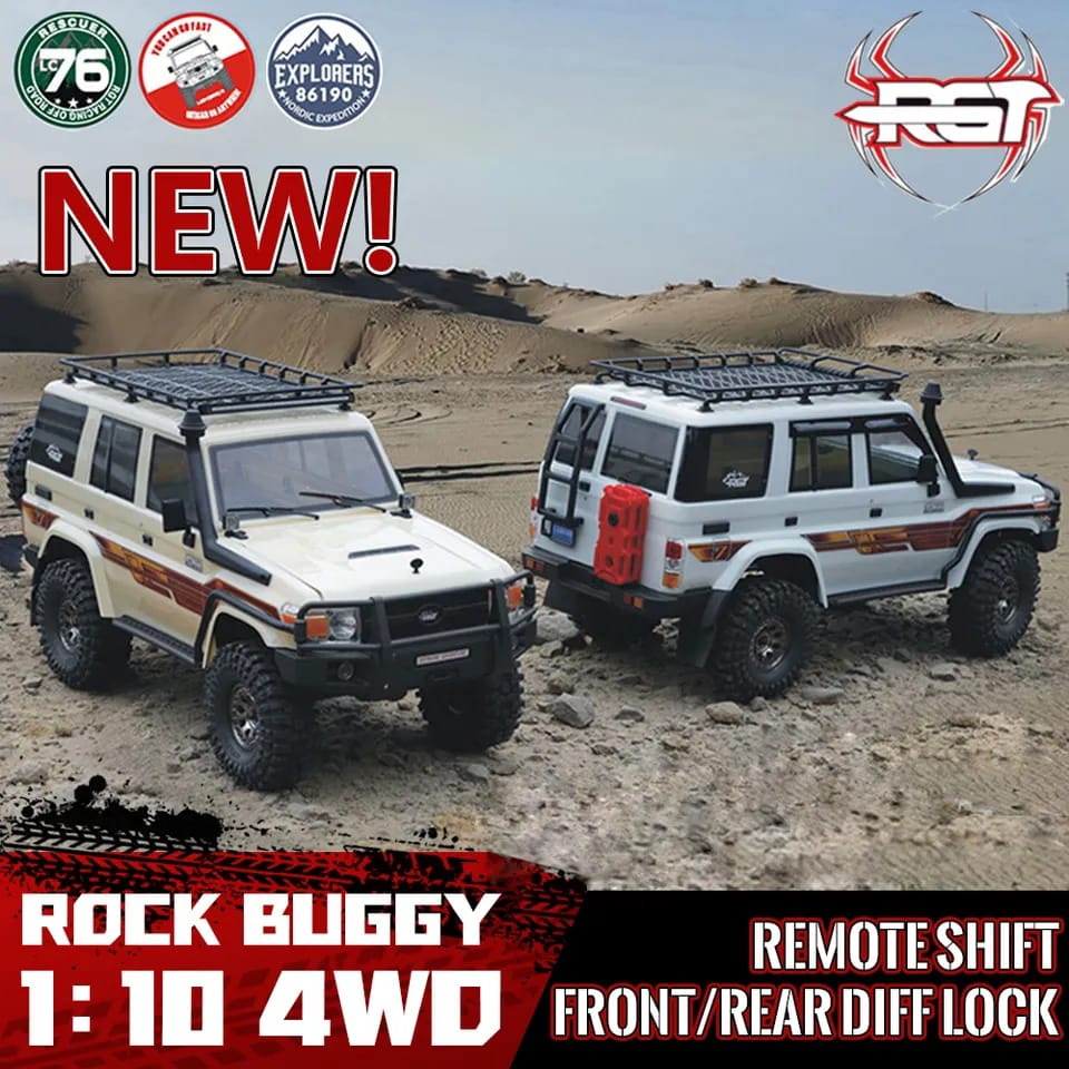 Jual RGT EX86190 RC Car Rock Crawler Toyota Land Cruiser LC76 Offroad 1 ...